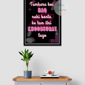 Kabhi Khushi Kabhi Gham Dialogue Funny Bollywood Poster,"tumhara Koi ...