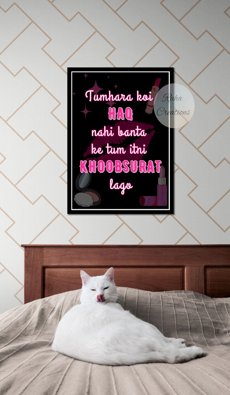 Kabhi Khushi Kabhi Gham Dialogue Funny Bollywood Poster,"tumhara Koi ...