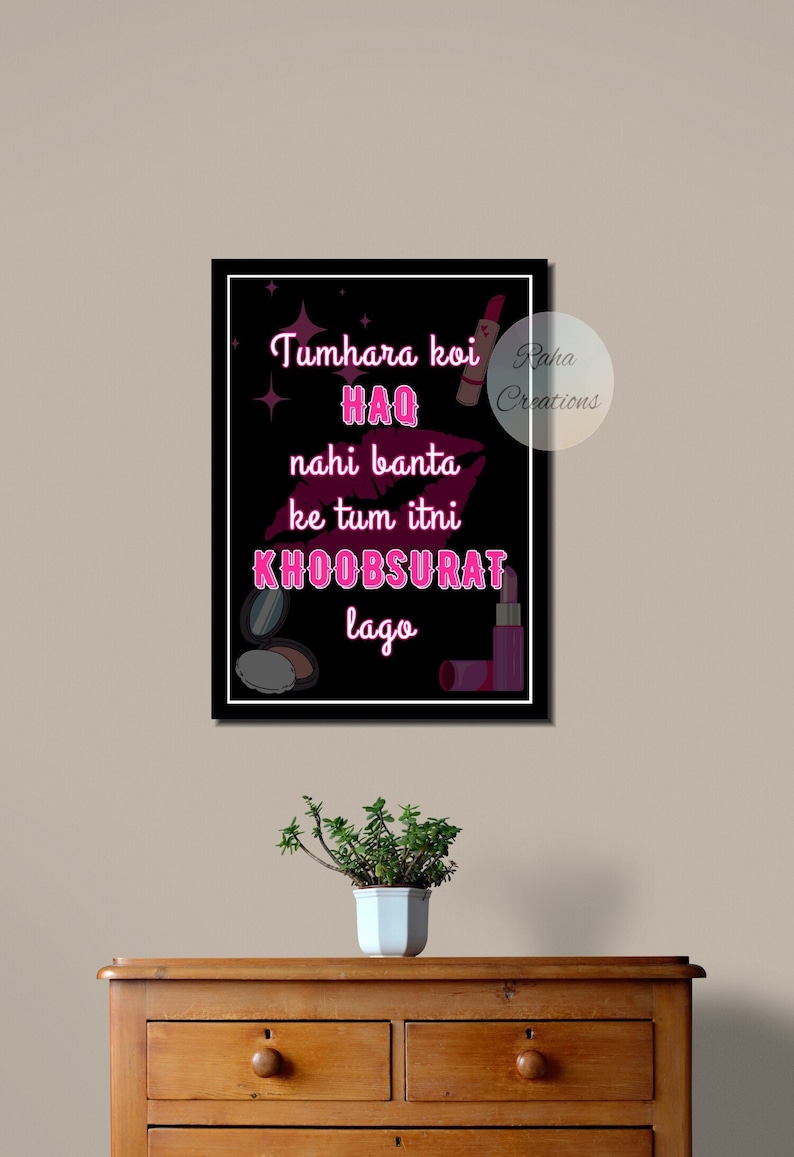 Kabhi Khushi Kabhi Gham Dialogue Funny Bollywood Poster,"tumhara Koi ...