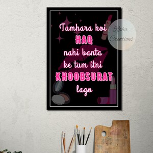 Kabhi Khushi Kabhi Gham Dialogue Funny Bollywood Poster,"tumhara Koi ...