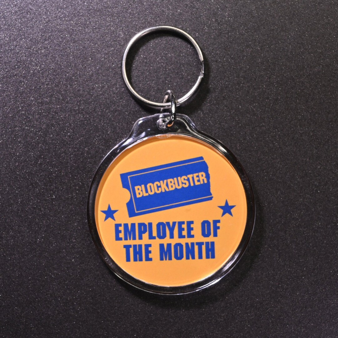 Blockbuster Employee of the Month Keychain - Etsy