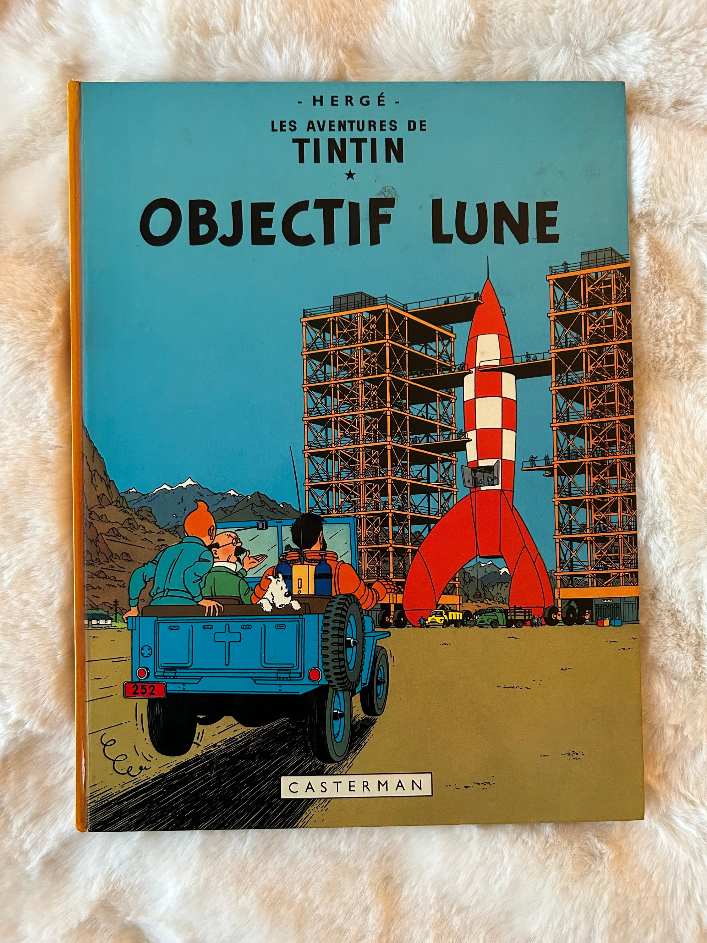 Les Aventures De Tintin: Objectif Lune by Hergé, First Edition ...