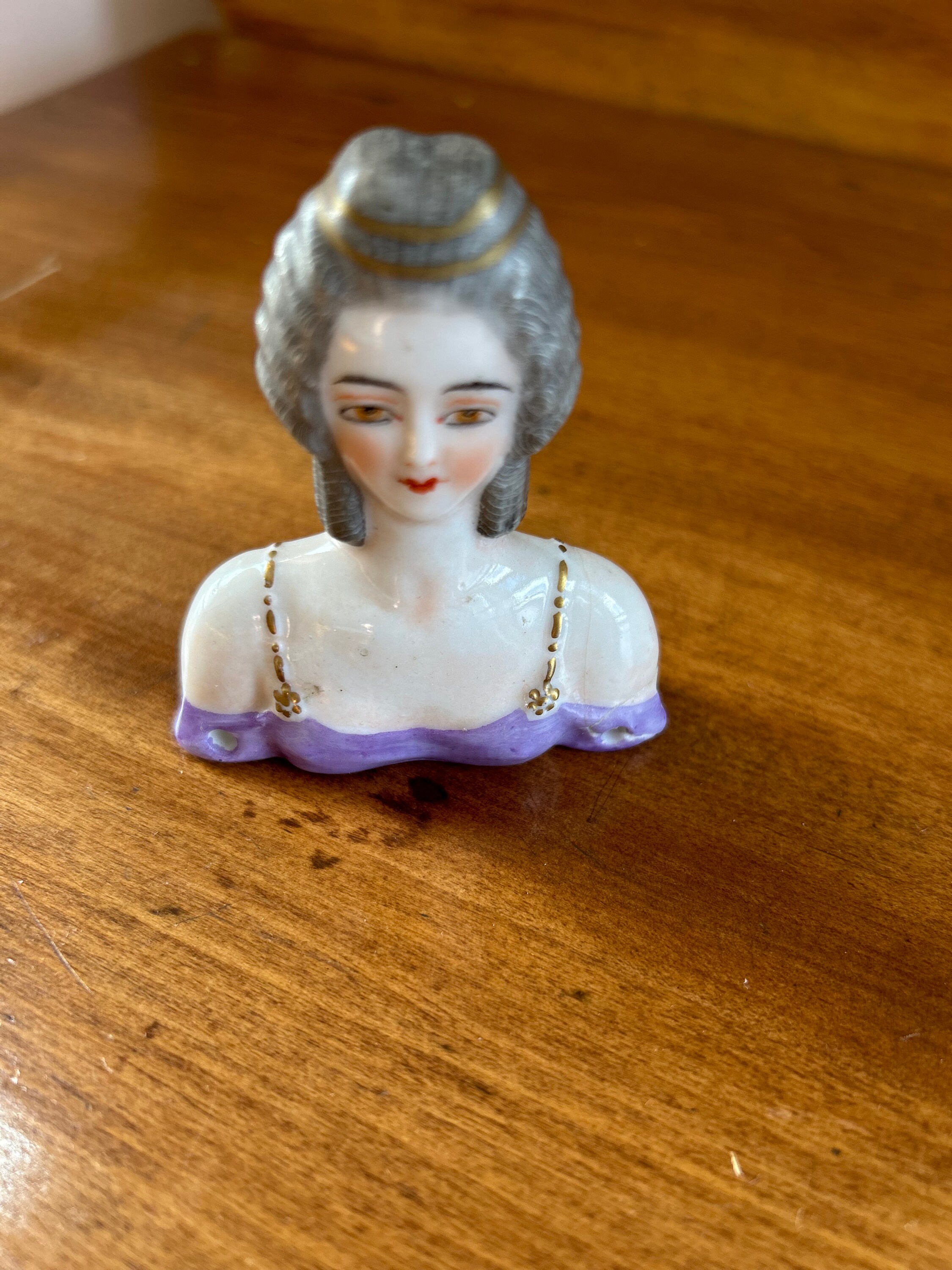 Antique Dressel and Kister Signed Two-sided Double Half Doll, Circa ...