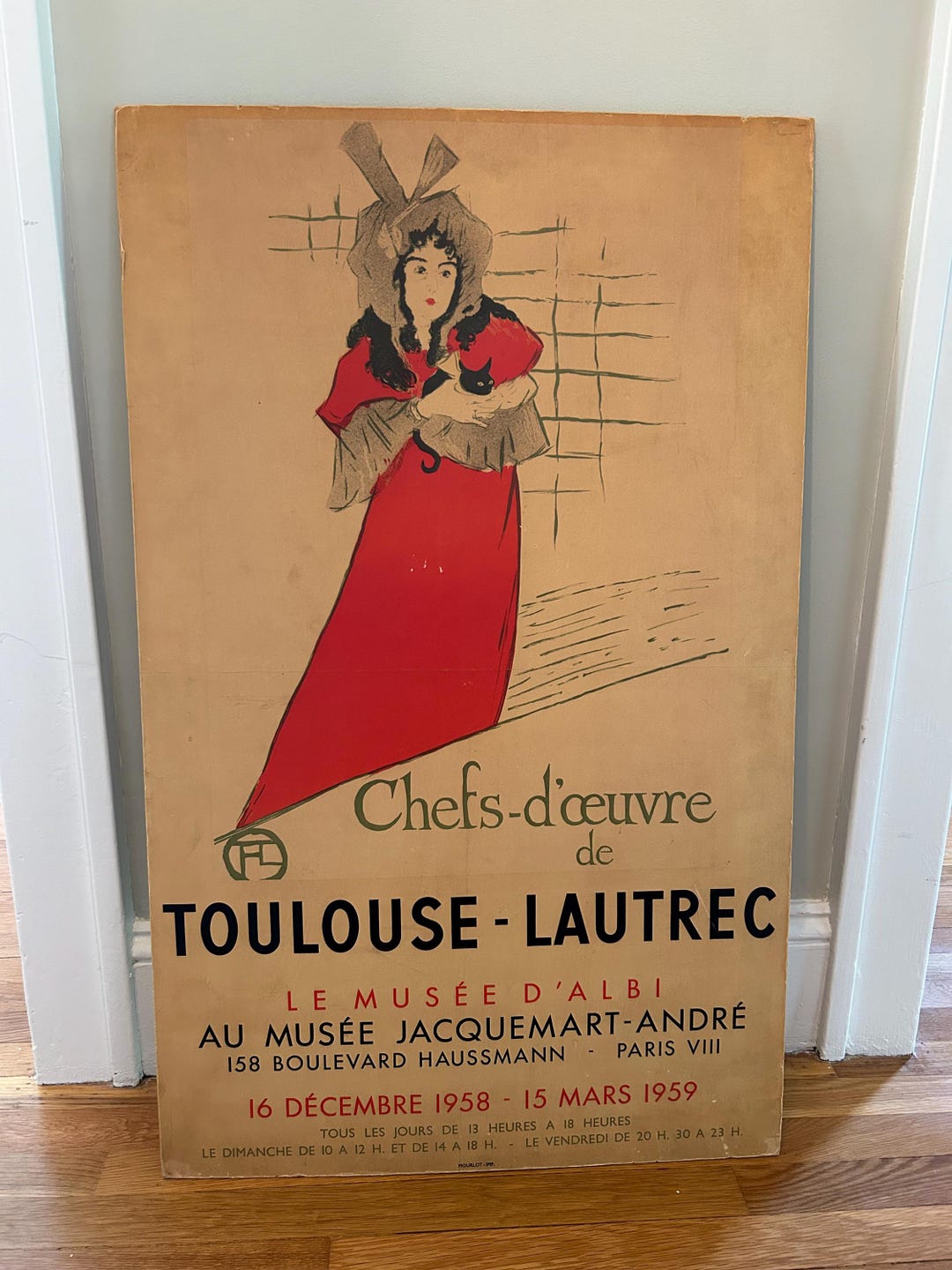 Original 1958 Toulouse Lautrec Poster - Etsy