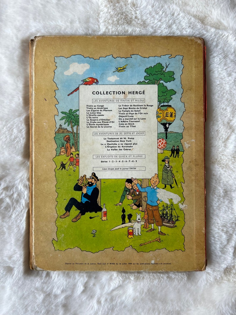 Les Aventures De Tintin: Tintin Au Tibet by Hergé, First Edition ...