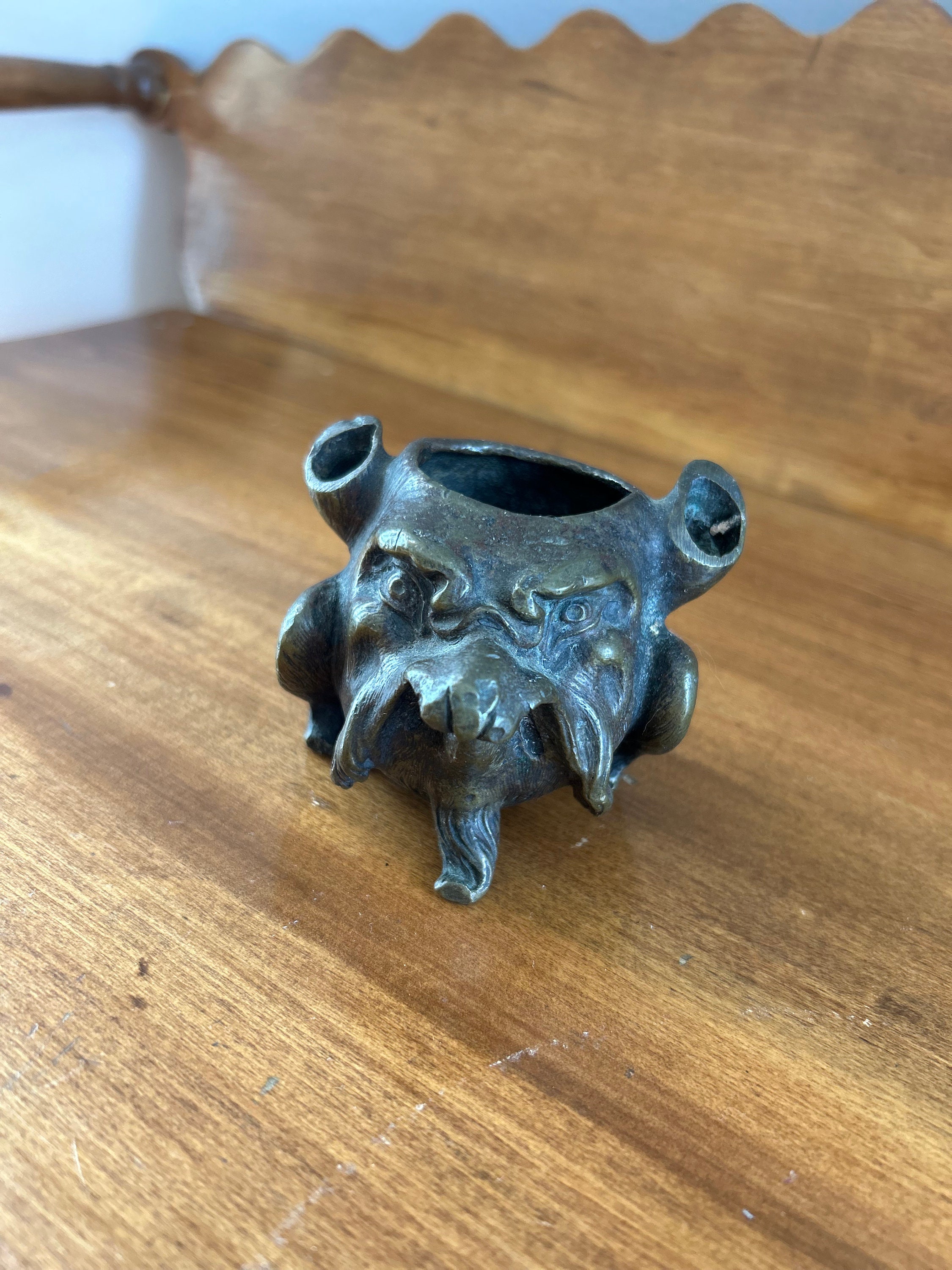 Antique Gargoyle Ink Well, Circa 1880s - Etsy