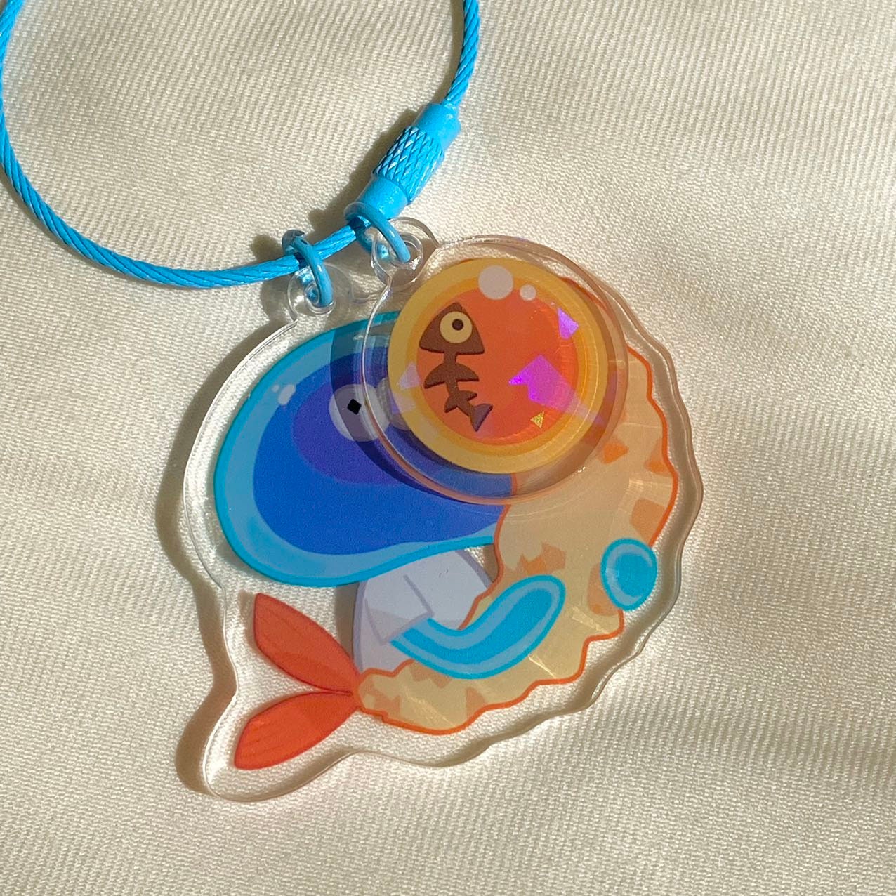 Splatoon Salmon Run Golden Egg&jellyfish Keychain - Etsy
