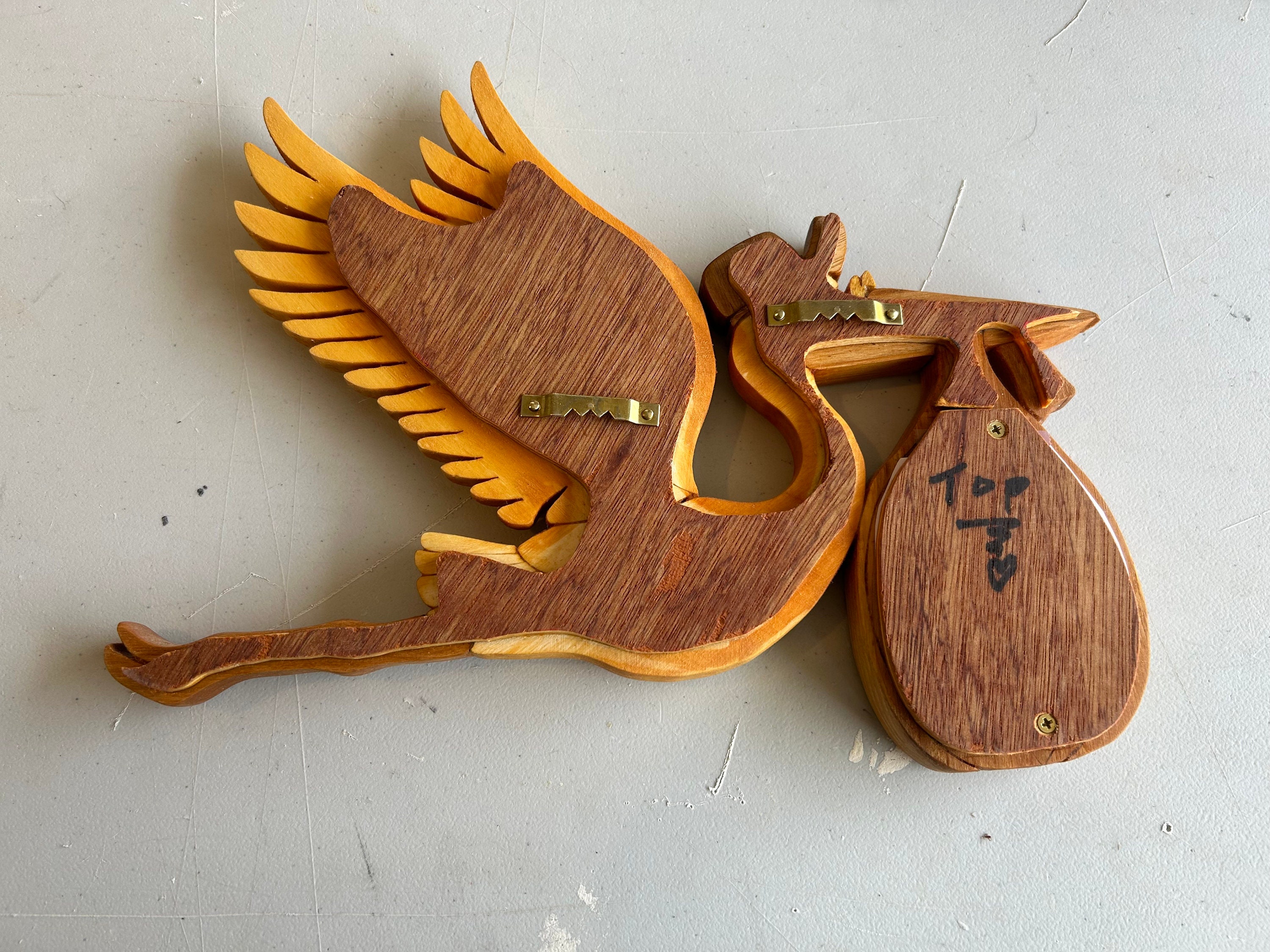 Intarsia Wood Sculpture - Etsy