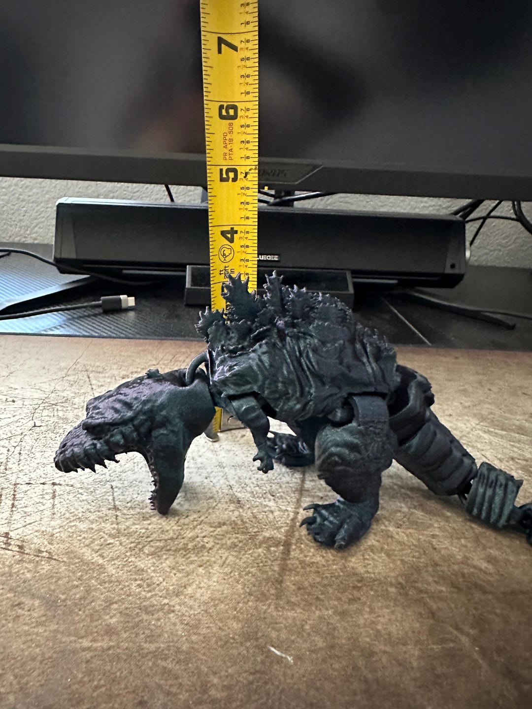 Nightmare Flexi Godzilla - Etsy