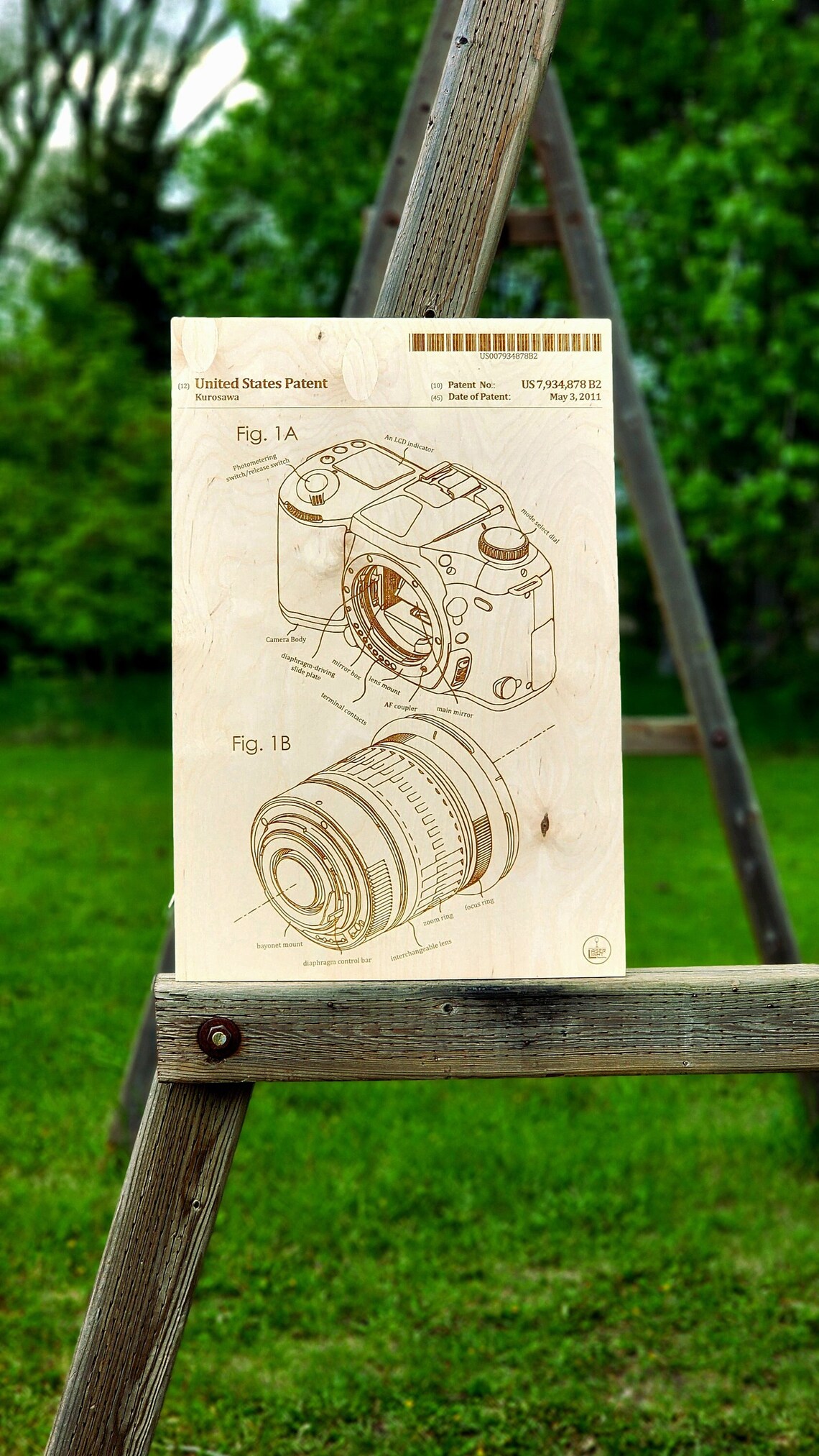 Camera Poster Wooden - Etsy