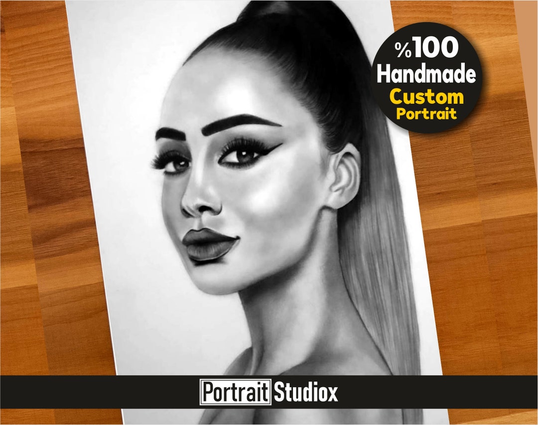 Personalized Gifts - Custom Portrait Drawing - %100 Handmade Portrait ...