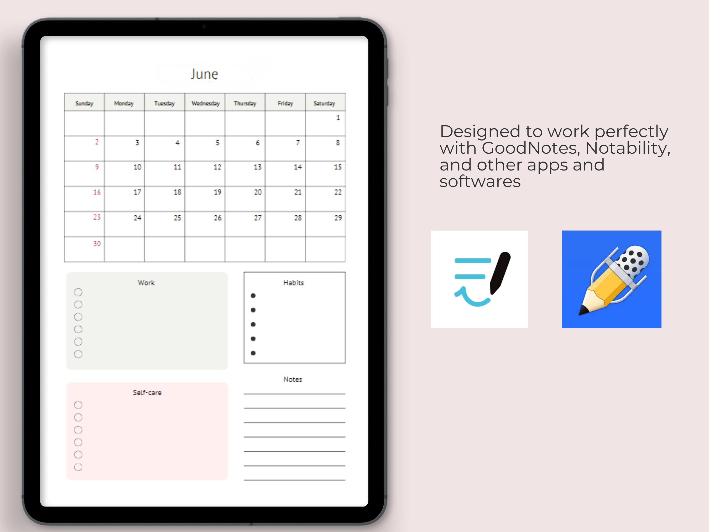 Habit Tracker, Goal Setting, Daily Routine, Calendar Template, Time ...