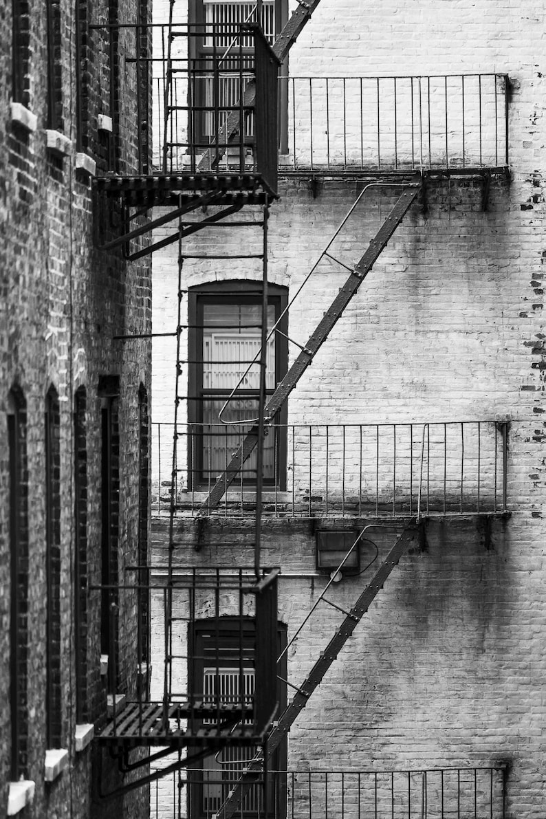 NYC Fire Escape, Limited Edition, Wall Art, Fine Art Photo Print ...
