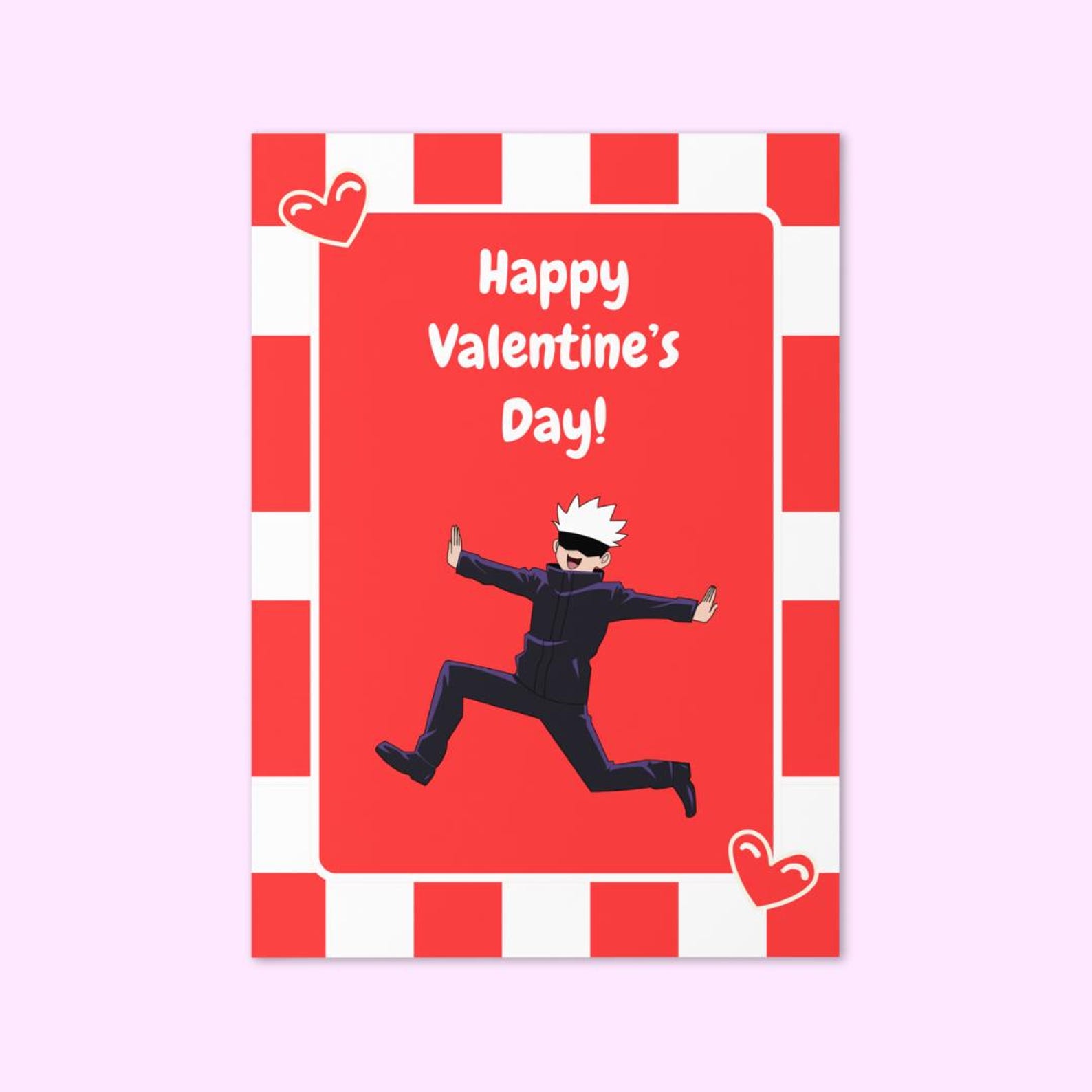 Gojo Satoru Valentines's Day Card | Greeting Card for Jujutsu Kaisen ...