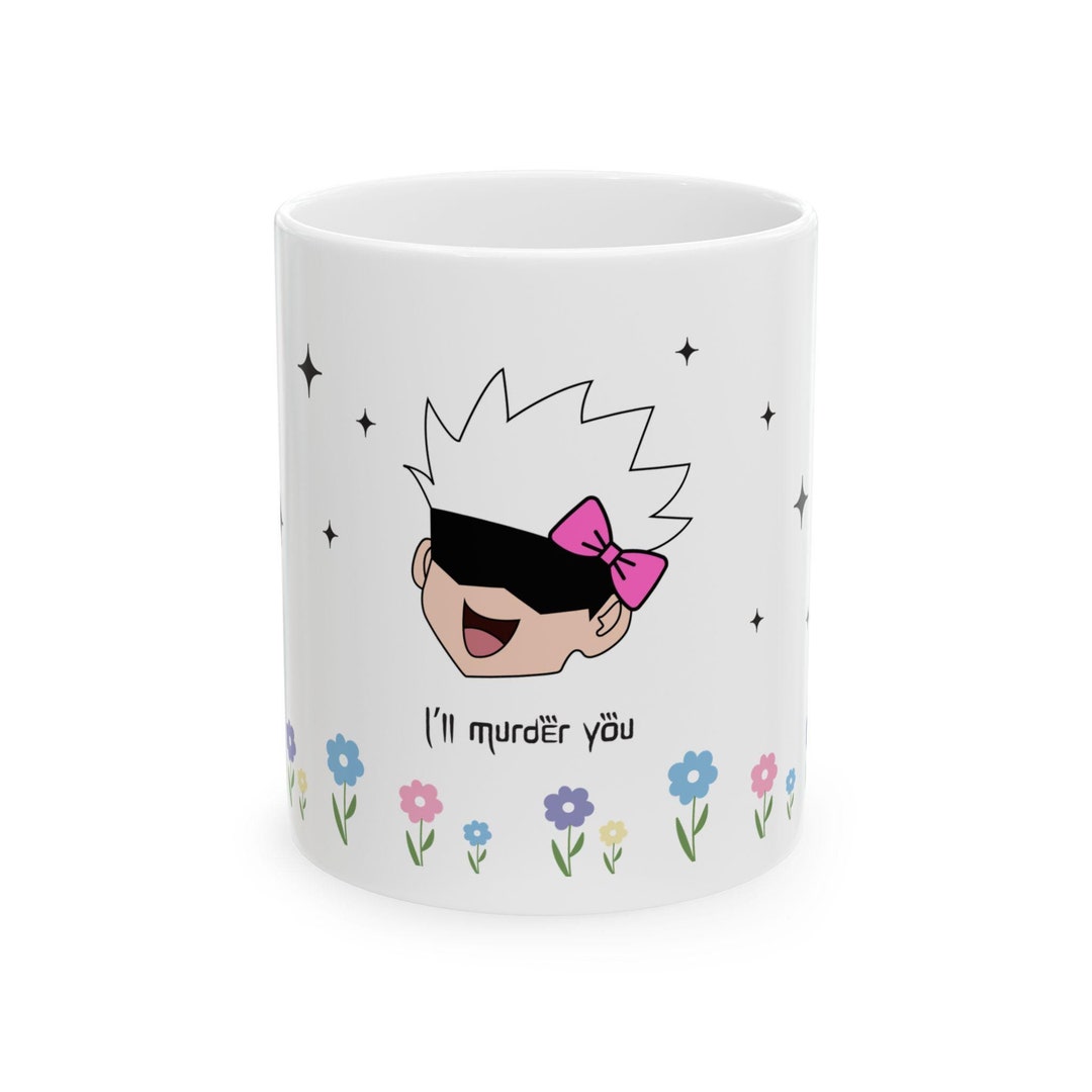 Satoru Gojo Mug, Satoru Gojo Cup, Jujutsu Kaisen Drinkware, Coffee Mug ...