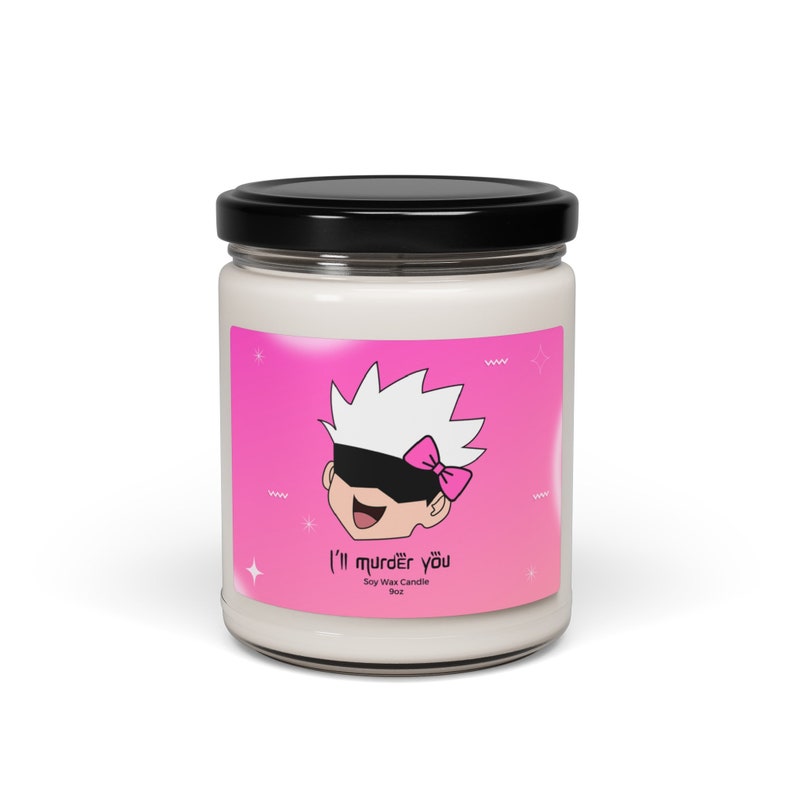 Gojo Satoru Inspired Candle, Scented Soy Candle, Jujutsu Kaisen Gift ...