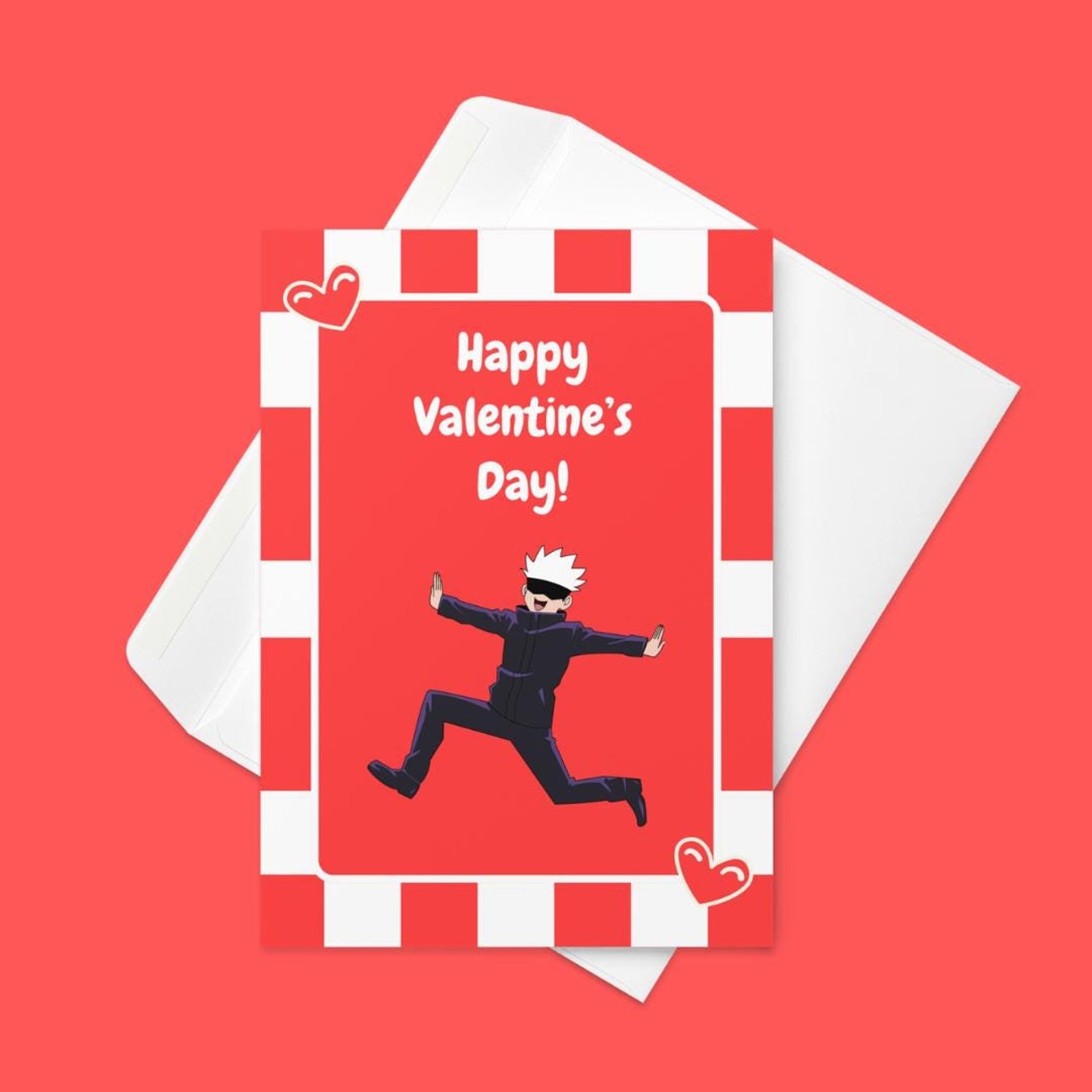Gojo Satoru Valentines's Day Card | Greeting Card for Jujutsu Kaisen ...
