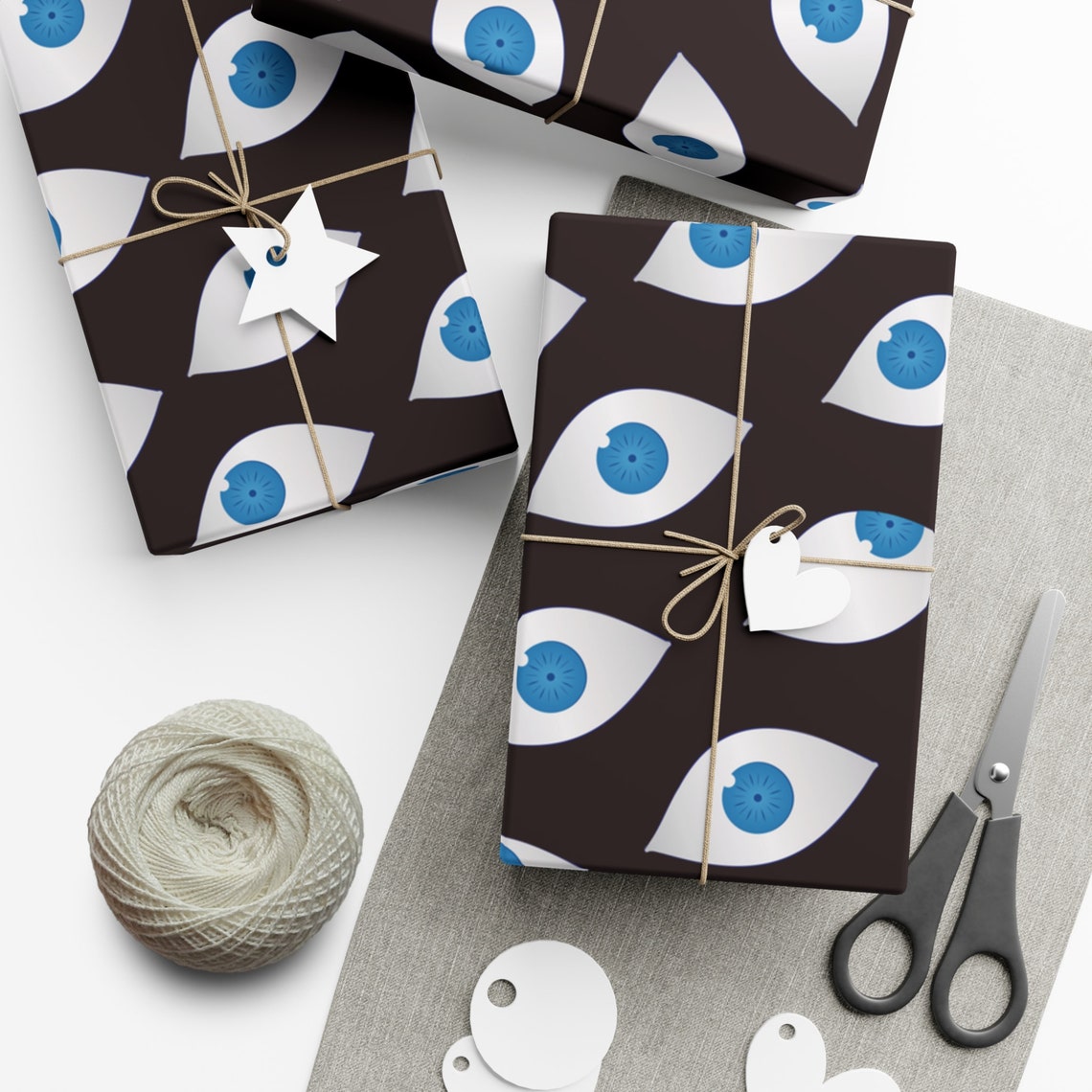 Jujutsu Kaisen Gift Wrap Paper, Gojo Satoru Eyes Sealed Box Design ...