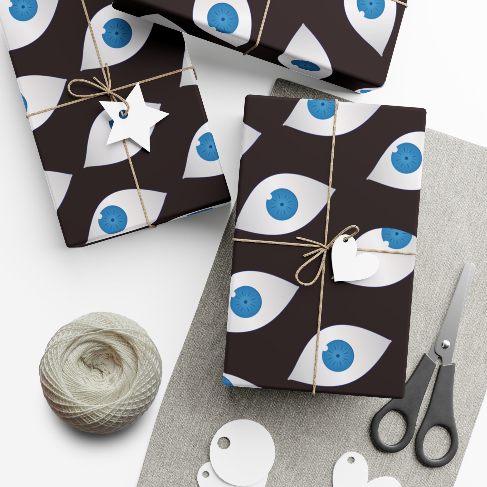 Jujutsu Kaisen Gift Wrap Paper, Gojo Satoru Eyes Sealed Box Design ...