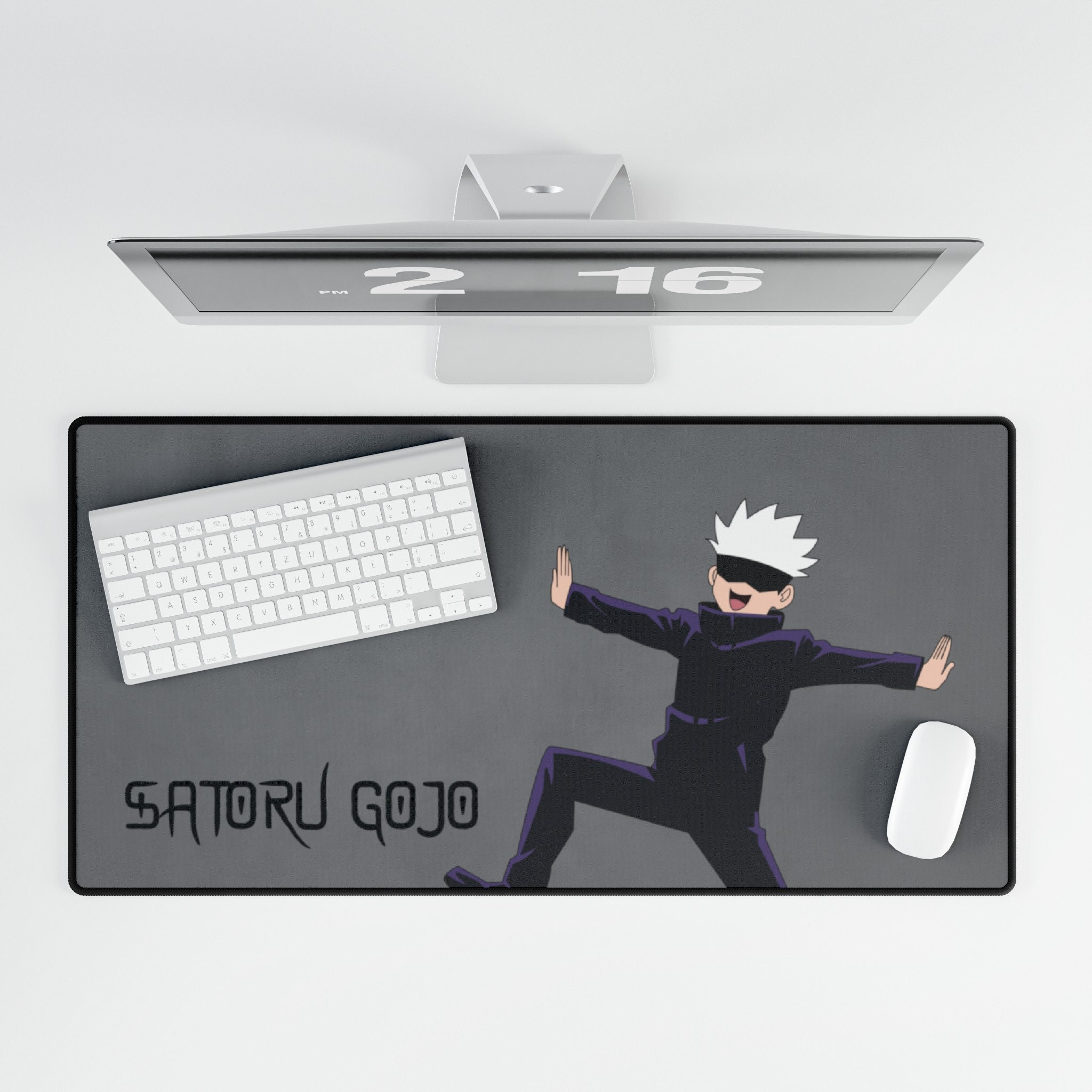 Gojo Satoru Desk Mat Anime Gaming Mouse Pad, Jujutsu Kaisen, JJK, Gifts ...