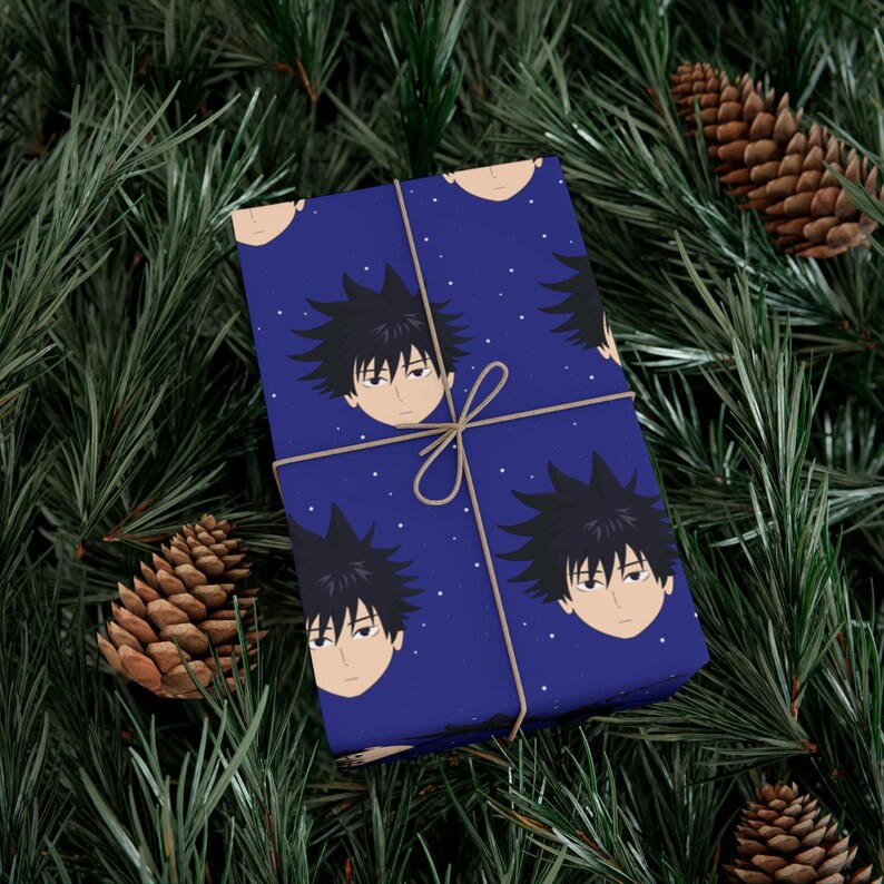 Wrapping Paper, Megumi Fushiguro Jujutsu Kaisen Inspired, Gift Wrap ...