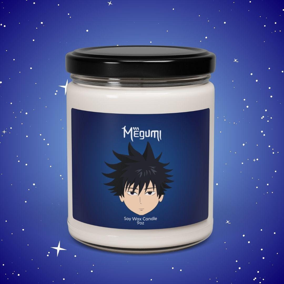 Megumi Fushiguro Candle, Jujutsu Kaisen Inspired Candle JJK Soy Wax ...