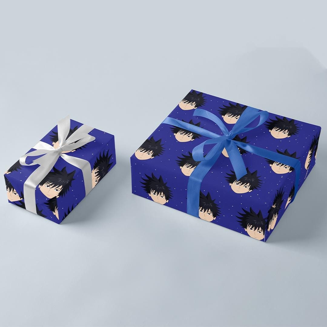 Wrapping Paper, Megumi Fushiguro Jujutsu Kaisen Inspired, Gift Wrap ...
