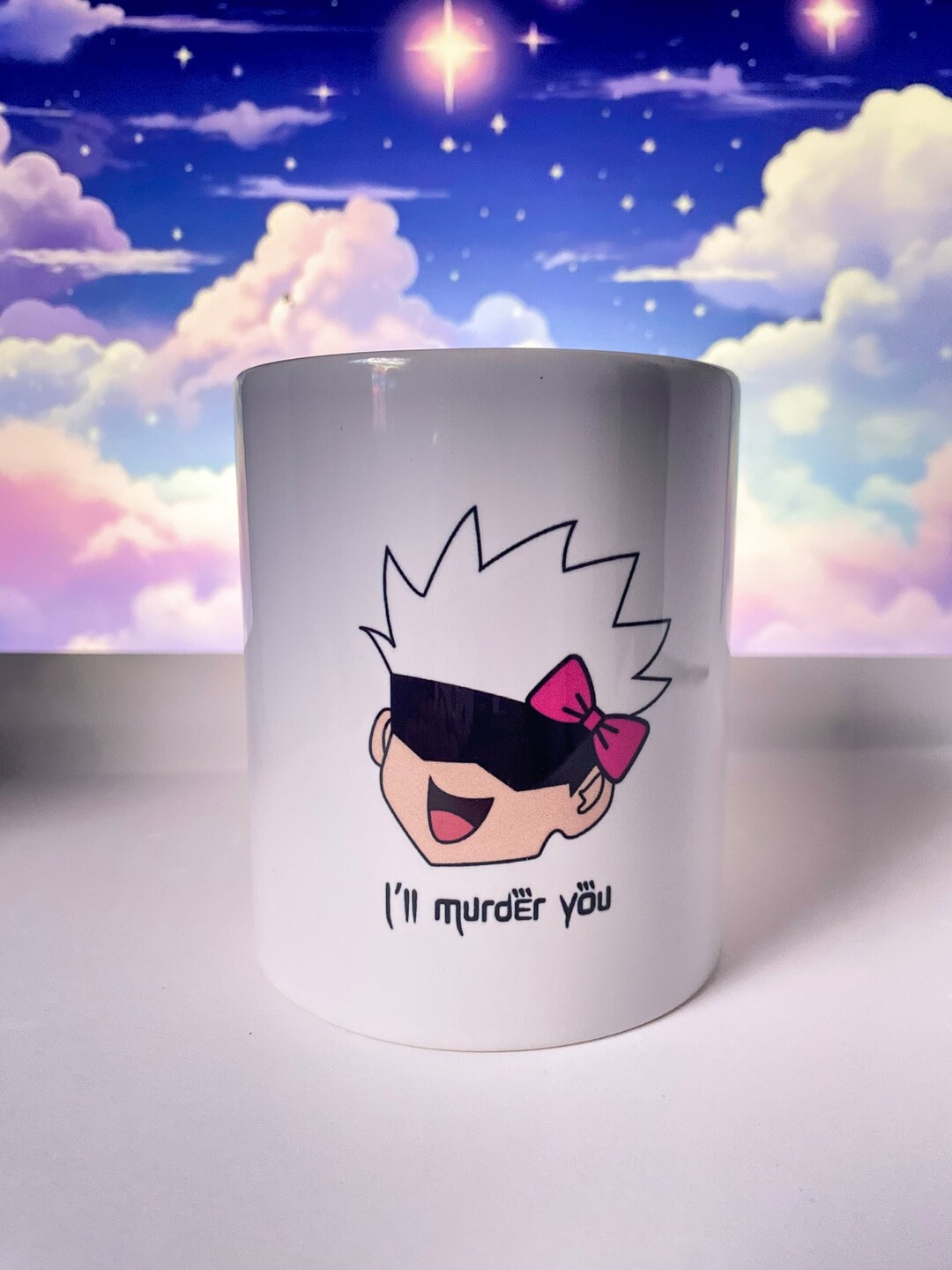 Gojo Mug, Satoru Gojo Cup, Jujutsu Kaisen Drinkware, Coffee Mug Gift ...