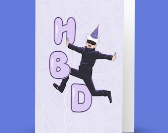 Gojo Satoru Valentines's Day Card | Greeting Card for Jujutsu Kaisen ...