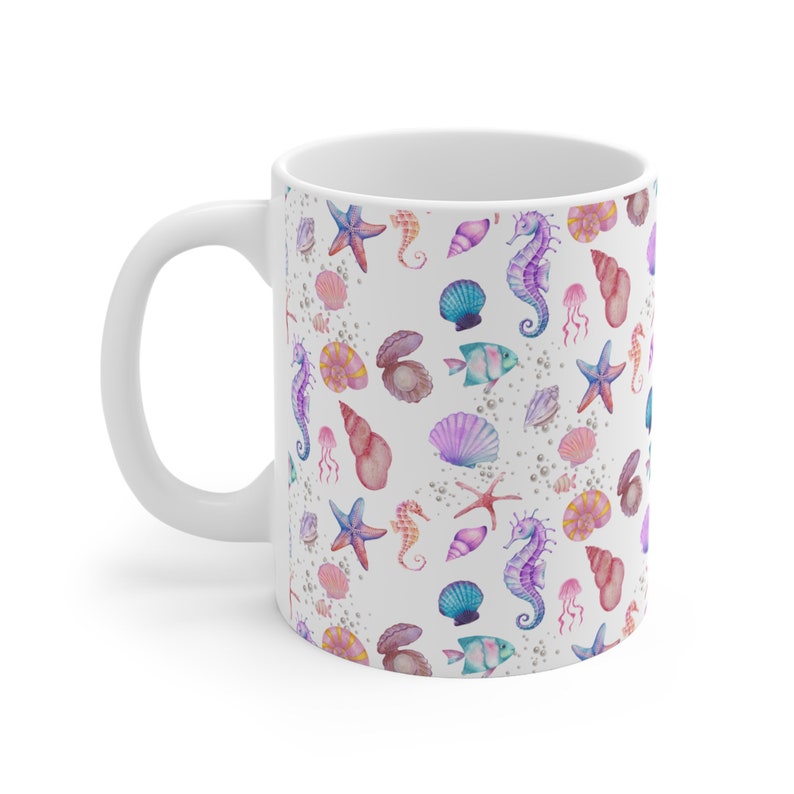 Seashell Mug for Mom, Beach Lover Birthday Gifts for Her, Beachcomber ...