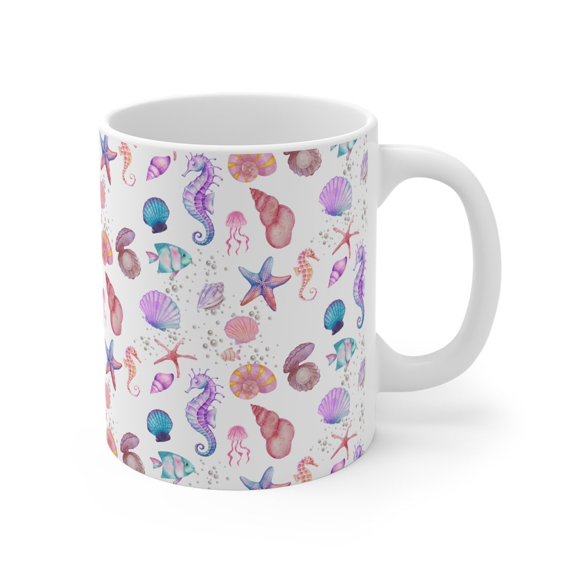 Seashell Mug for Mom, Beach Lover Birthday Gifts for Her, Beachcomber ...
