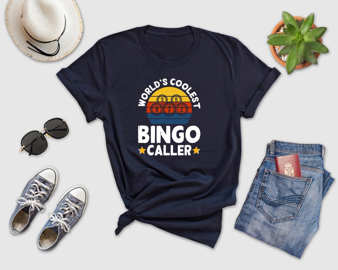 World's Coolest Bingo Caller Shirt, Bingo Lovers Gift Shirt, Perfect ...