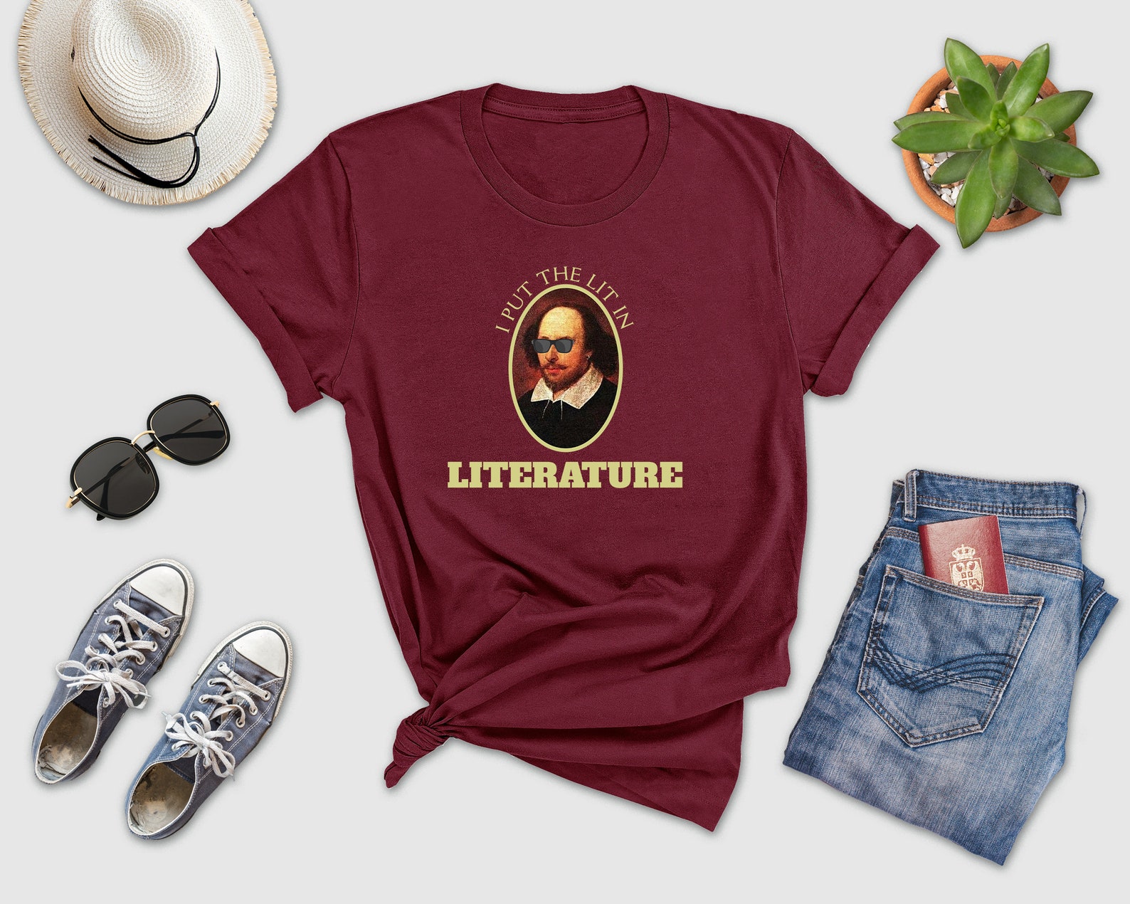 I Put the Lit in Literature Shirt, Literary Shirt, Poet Tee, Literature ...