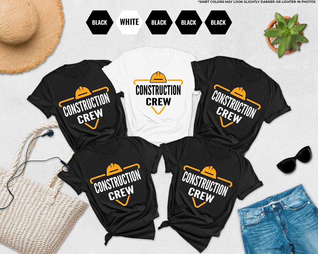 Construction Crew Shirt, Excavator Birthday Shirts, Matching Family ...