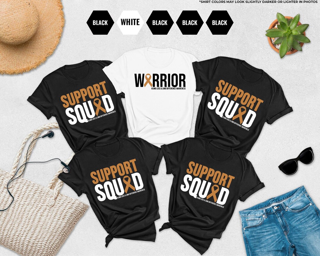 Limb Loss Support Squad Shirt, Amputee Awareness Shirt, Support Team ...