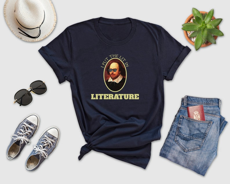 I Put the Lit in Literature Shirt, Literary Shirt, Poet Tee, Literature ...