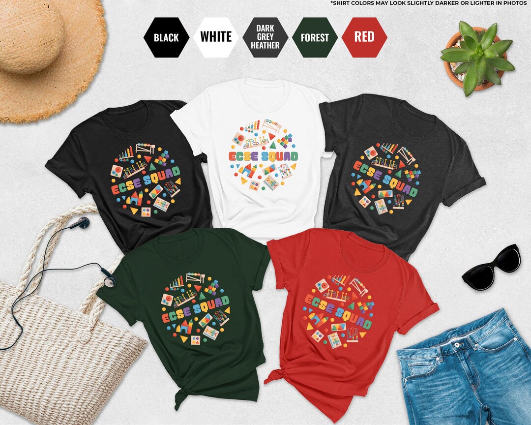 ECSE Squad Shirt, Special Education Teacher Shirt, Early Childhood ...