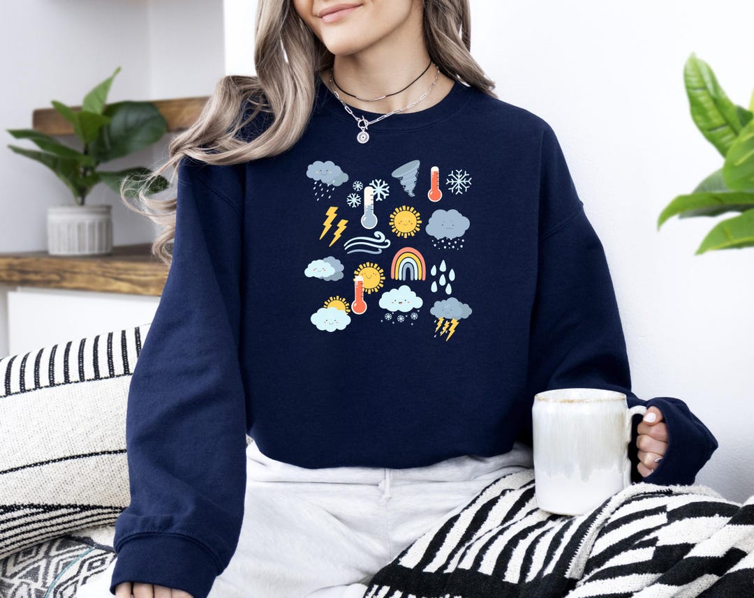 Weather Sweatshirt, Meteorologist Gift, Meteorologist Sweatshirt ...