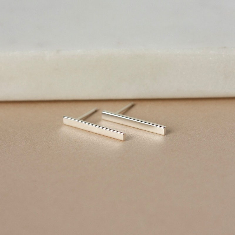 Vertical Bar Earring - Etsy