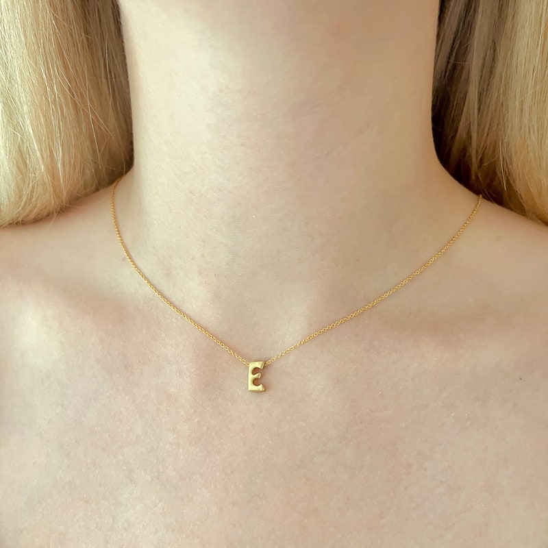 Letter Necklace - Etsy