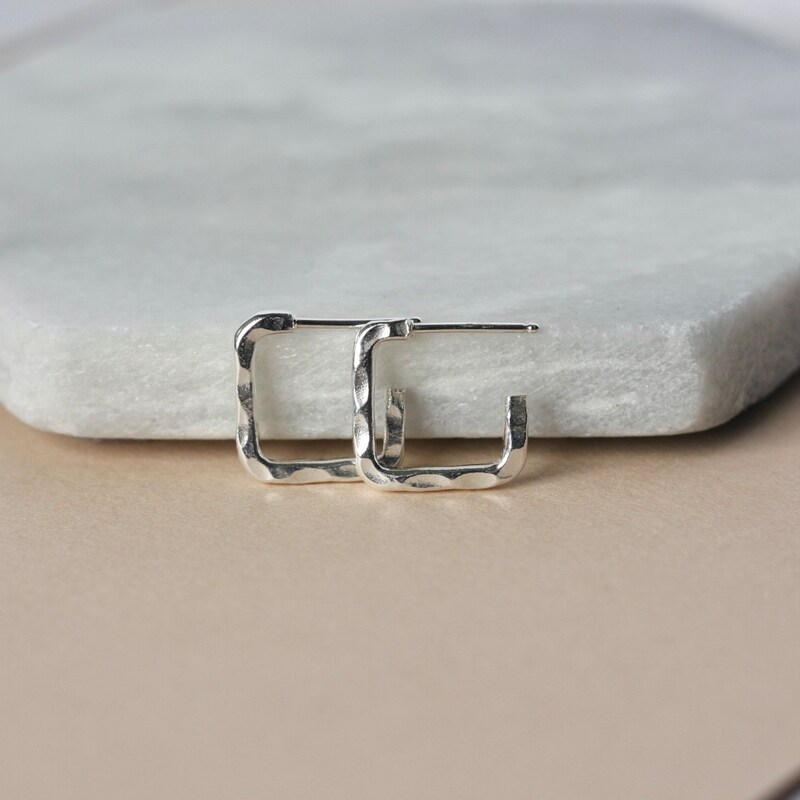 Square Hoops - Etsy