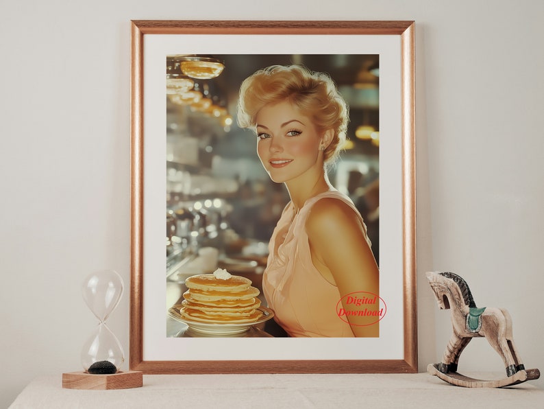 Four Posters - 1960s Golden Age Advertising Illustration. Beautiful ...