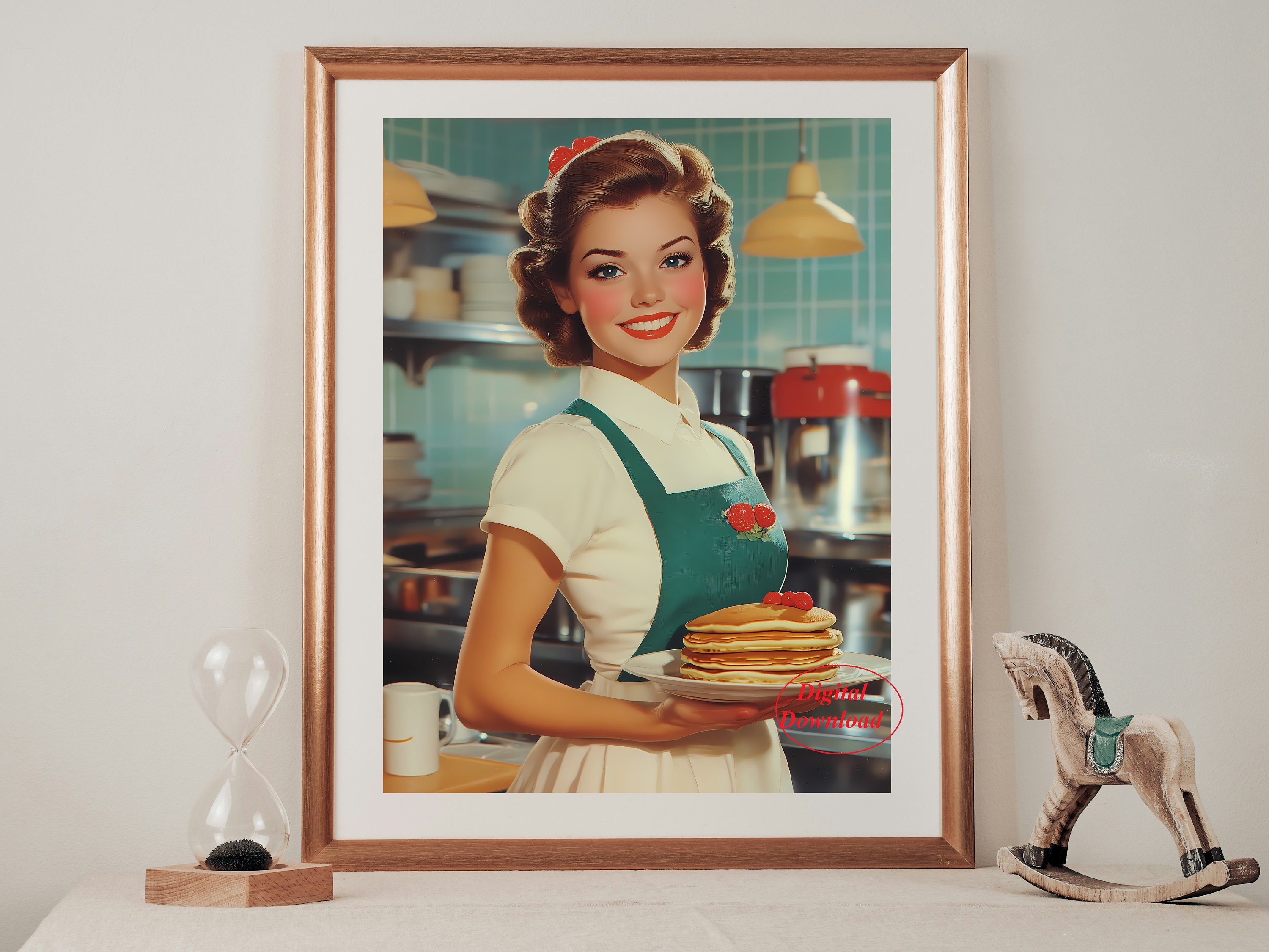 Four Posters - 1960s Golden Age Advertising Illustration. Beautiful ...