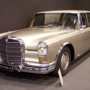 Vintage Blueprint Art: Mercedes-benz 600 Six-door Pullman - W100 - Etsy