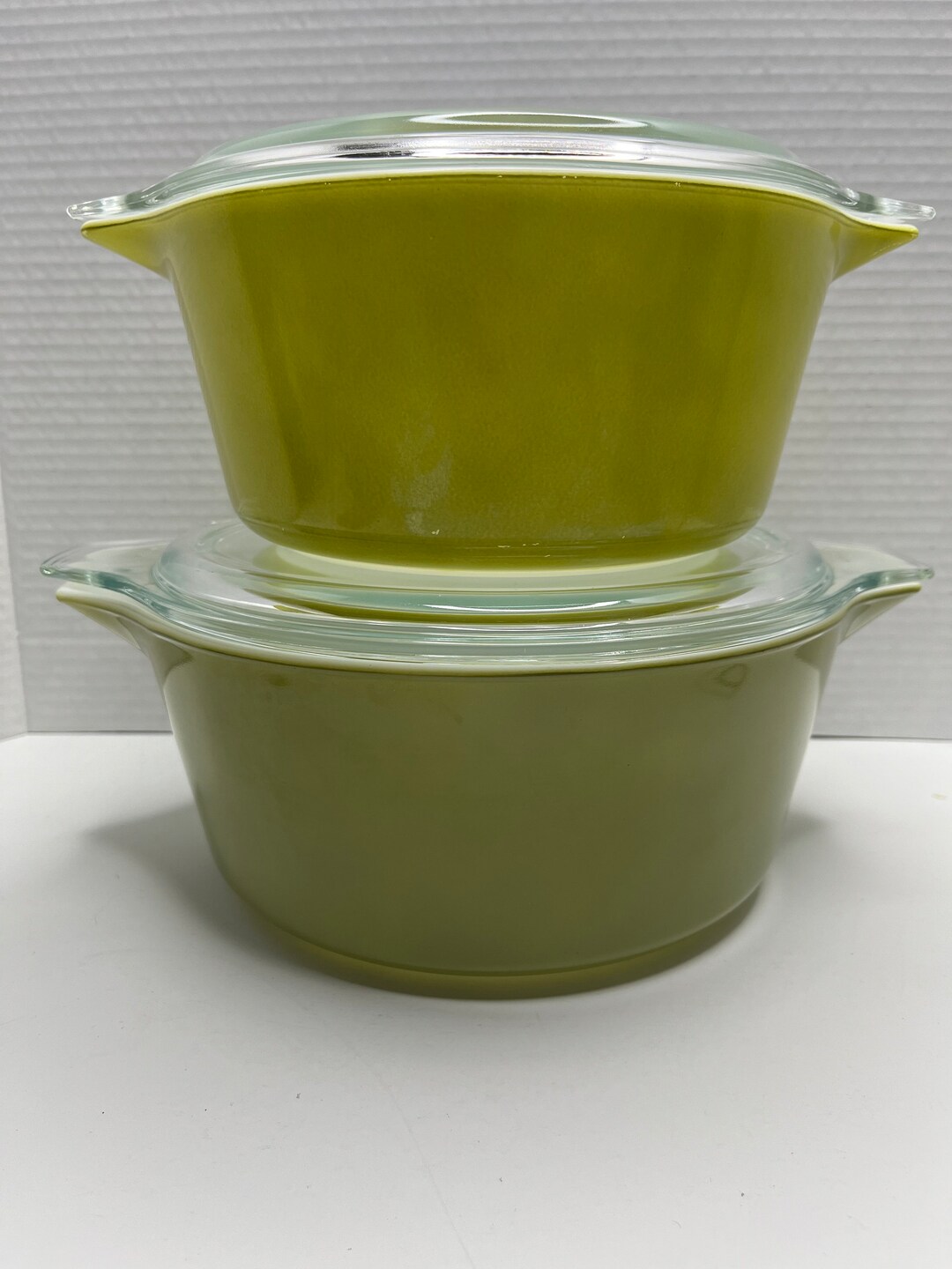Pyrex Verde Stack Set - Etsy