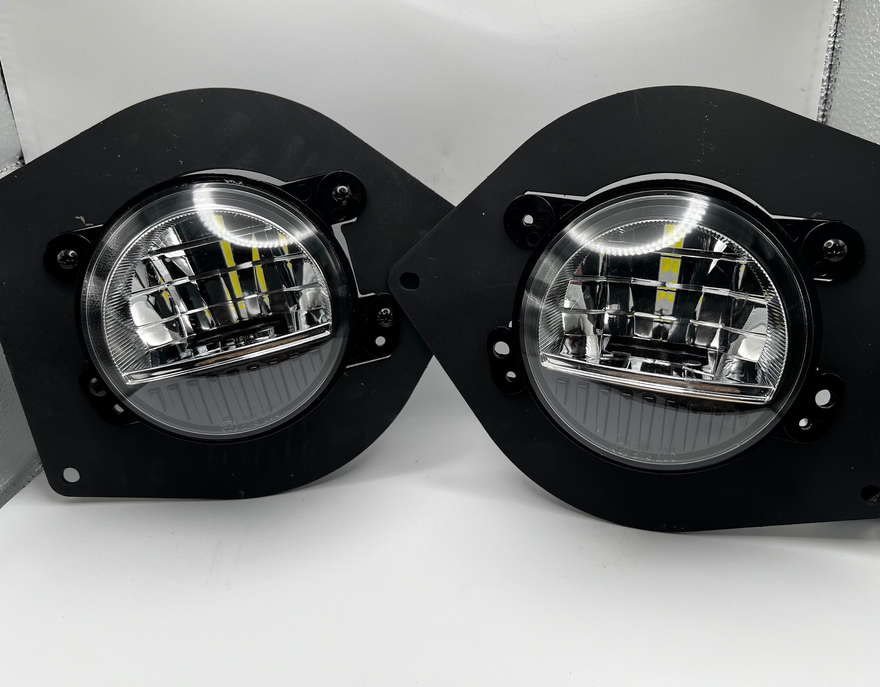 Hummer H3 - 4 Inch Metal Fog Light Adapter Plate for Aftermarket Fog ...