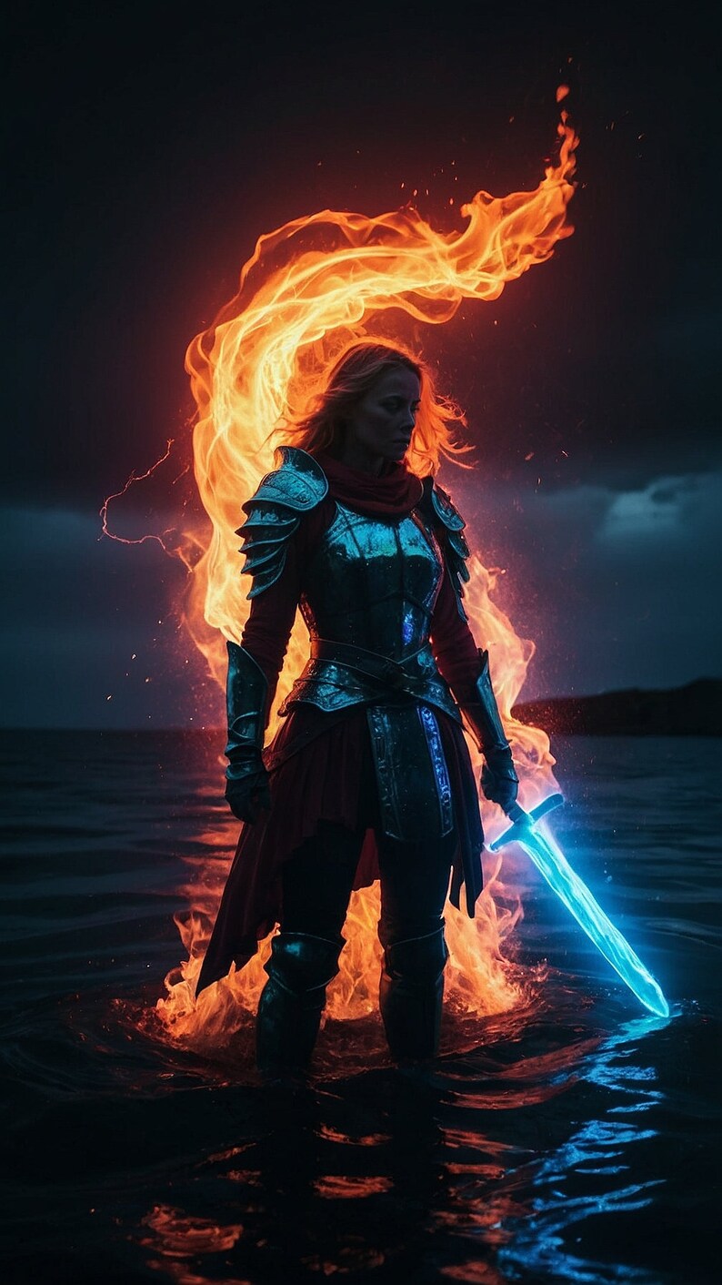 80 Knights Elemental Series Bundle Pack Fantasy Surrealism Printable ...