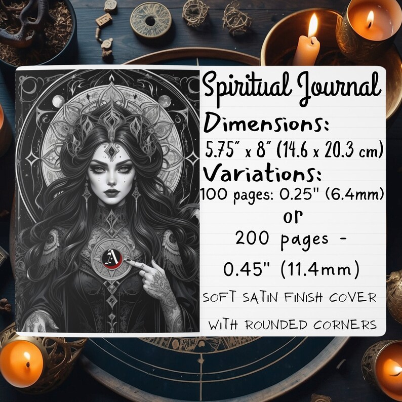 Journal for Spiritual Writing Esoteric Notebook Personal Reflection ...