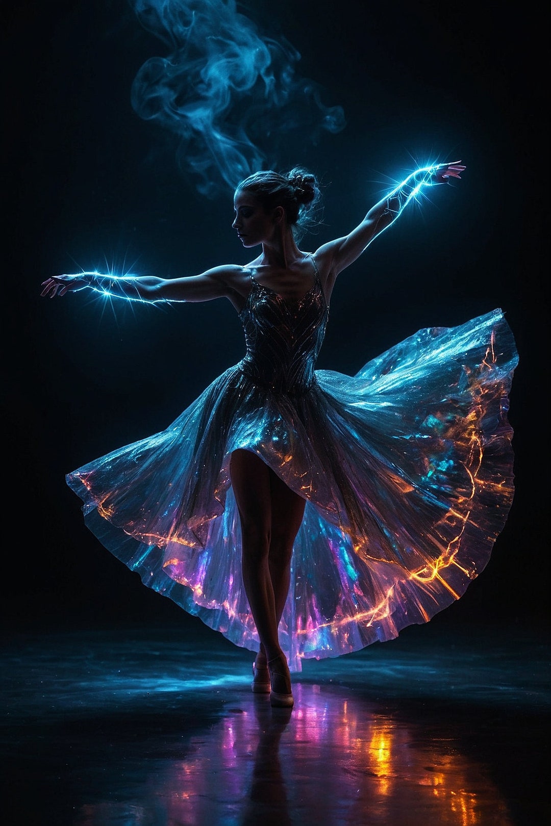 Ballerina Elemental Series Hyper Realism Surrealism - Etsy