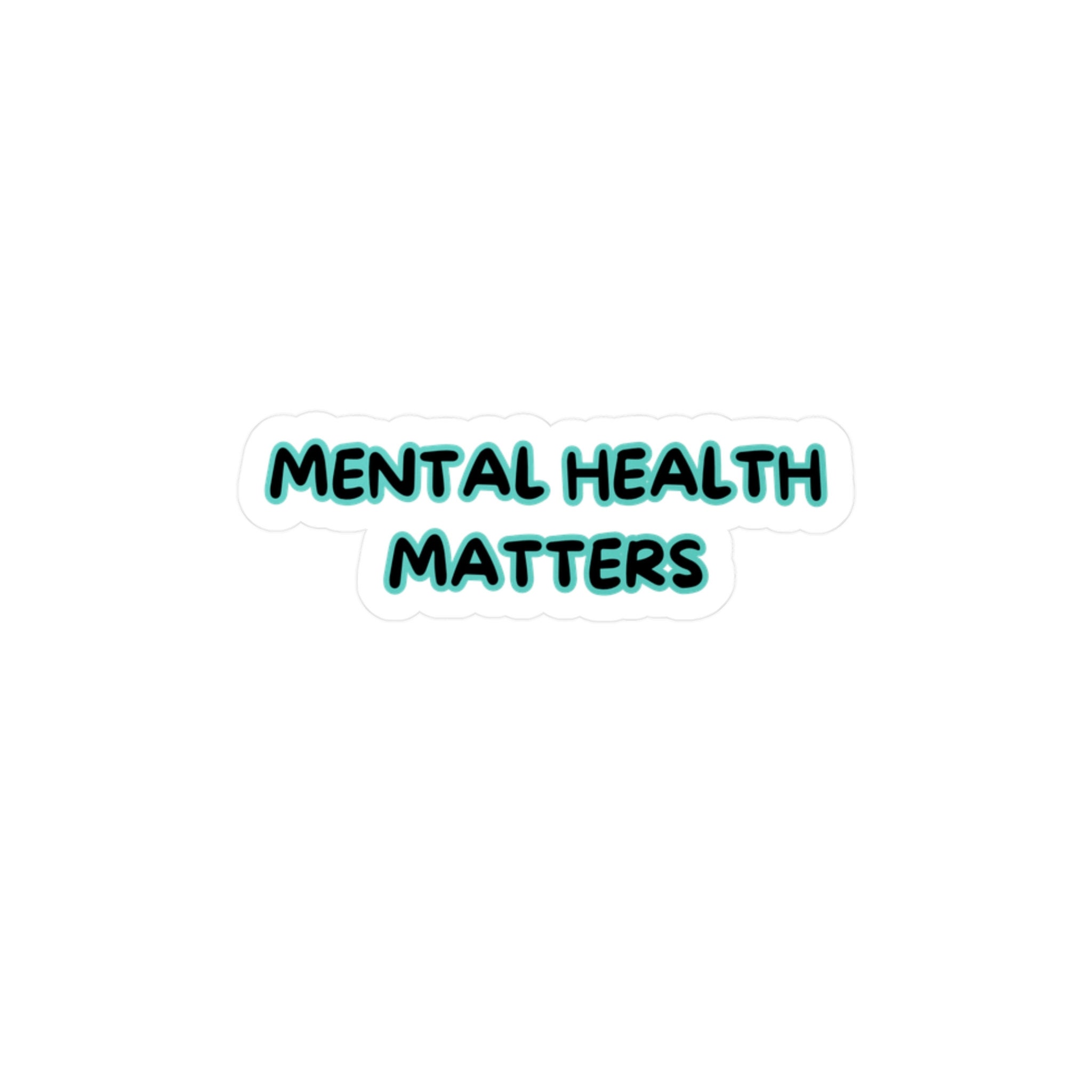 Mental Health Matters Vinyl Decal - Etsy